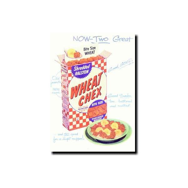 ■説明■WHEAT　CHEX【広告】【Cereal】ポスター！アメリカ〜ンなポスターが勢揃い！お部屋をカスタムしちゃいましょう♪アメリカンキャラクターが勢揃い！各企業のレトロなポスターも人気です！種類も豊富ですのでお気に入りを見つけてくださ...