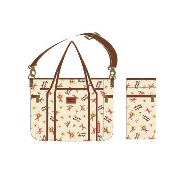 【おさるのジョージ】マザートート【さる】【ジョージ】【ひとまねこざる】【Curious George】【絵本】【アニメ】【トート】【トートバッグ】【マザーバッグ】 【バッグ】【鞄】【かばん】【カバン】 【赤ちゃん】【ベビー】【ギフト】 【出...