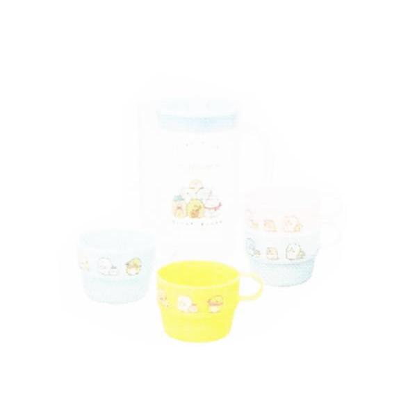 スケ516603　【すみっコぐらし】ケース付スタッキングコップ4Pセット【21】【かわうそとすみっコキャンプ】【すみっこぐらし】【サンエックス】【すみっこ】【すみっコ】【ゆるキャラ】【マグ】【カップ】【コップ】【4個入り】【4個セット】【グ...