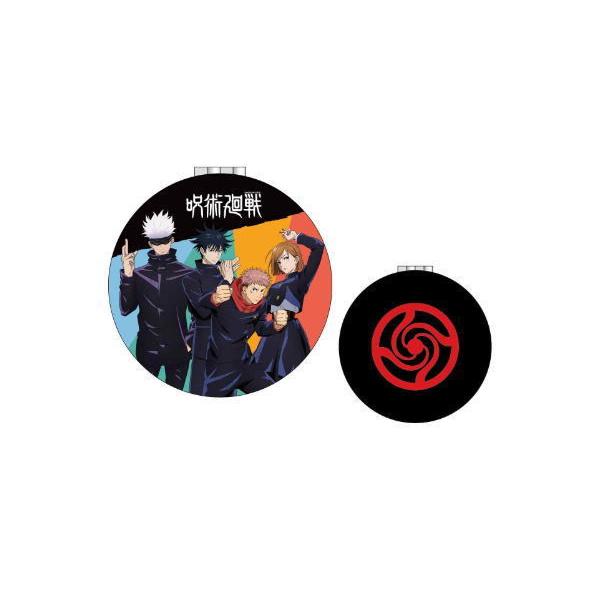 ケイJK-CM-1N 【呪術廻戦】コンパクトミラー【1年生】【五条悟】【ごじょうさとる】【呪術】【バトル】【アニメ】【漫画】【少年ジャンプ】【ミラー】【コンパクト】【化粧】【手鏡】【鏡】【かがみ】【雑貨】【グッズ】【かわいい】【呪術廻戦】コ...