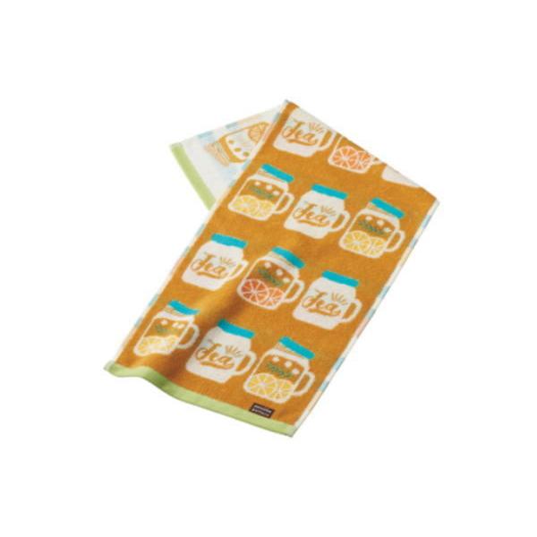 マル0595001800　【ポルッカパターン】スキニータオル【アイスティーパターン】【drinking】【ポルトガル】【ポルトガル製】【名産】【シンプル】【高級】【西欧】【フェイスタオル】【タオル】【たおる】【生活雑貨】【グッズ】【かわいい...