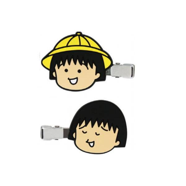 トシCM-HP001　【ちびまる子ちゃん】前髪クリップ【原画まる子】【まる子】【まるちゃん】【さくらももこ】【テレビ】【アニメ】【漫画】【髪留め】【ヘアピン】【ピン】【クリップ】【ヘアアクセサリー】【子供】【キッズ】【雑貨】【グッズ】【かわ...