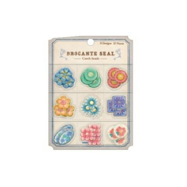 カミ200798  【オリジナル】ブロカントシール【CZECH BEADS】【シール】【ステッカー】【文房具】【学校】【雑貨】【グッズ】【かわいい】【オリジナル】ブロカントシール【CZECH BEADS】【シール】【ステッカー】【文房具】【...