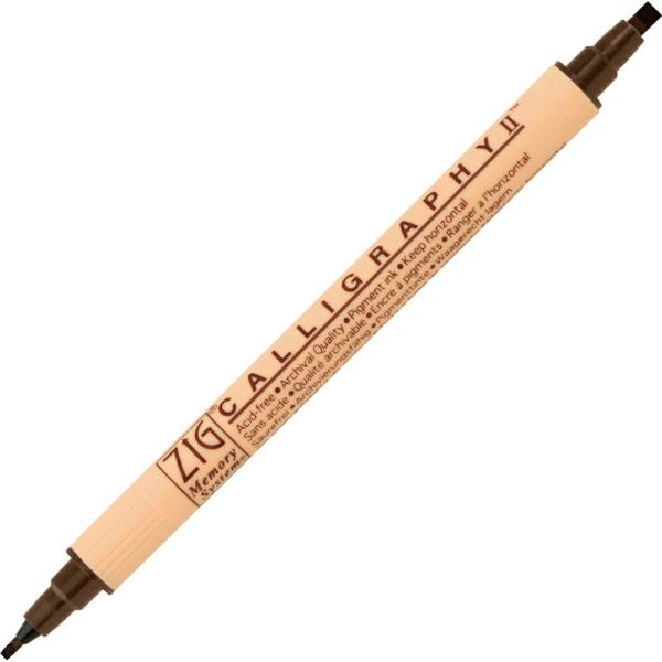 MS-3500-062　【送料無料】ZIG メモリーシステムカリグラフィー2【送料無料】ZIG メモリーシステムカリグラフィー3.5mm芯＆2.0mm芯のツインタイプのカリグラフィー用マーカー。大きな文字と小さな文字を1本で描き分けることが...
