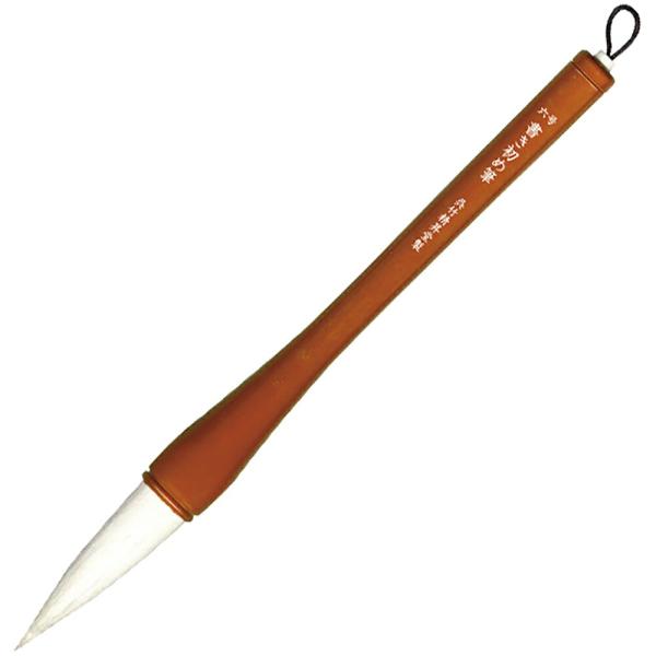 JD7-306　【送料無料】書き初め筆　６号【送料無料】書き初め筆　６号穂全体に弾力があり、穂先のまとまりが良い学童用書き初め筆。弾力があり、いきいきとした線が出せます。素材・色・型：軸：ＡＢＳ軸主な毛材：馬毛・羊毛白毛穂全体に弾力があり、...