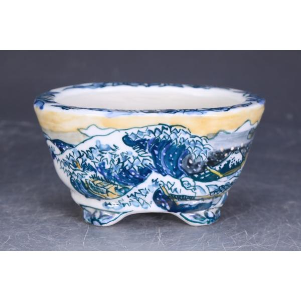 サイズ：横幅約10.5cm×奥行約8.3cm×高さ約5.4cm※商品画像については、モニターによって色味が若干異なります事ご了承ください。※窯ヒビがある場合がございます。写真をご確認の上ご購入ください。【商品について】　・新しいのものから大...