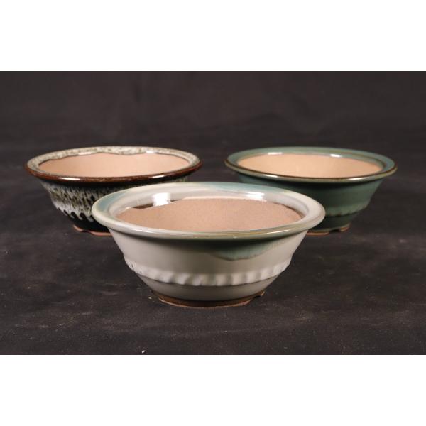 サイズ：横幅約15.0cm×奥行約15.0cm×高さ約6.0cm※こちらの鉢は3つともに同サイズになります。（多少の誤差が生じる場合があります。ご了承ください。）※商品画像については、モニターによって色味が若干異なります事ご了承ください。【...