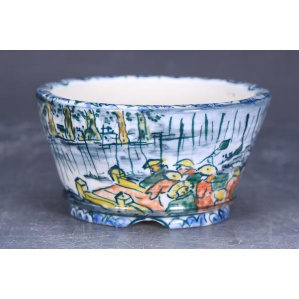 サイズ：横幅約9.0cm×奥行約9.0cm×高さ約4.8cm※商品画像については、モニターによって色味が若干異なります事ご了承ください。※窯ヒビがある場合がございます。写真をご確認の上ご購入ください。【商品について】　・新しいのものから大変...