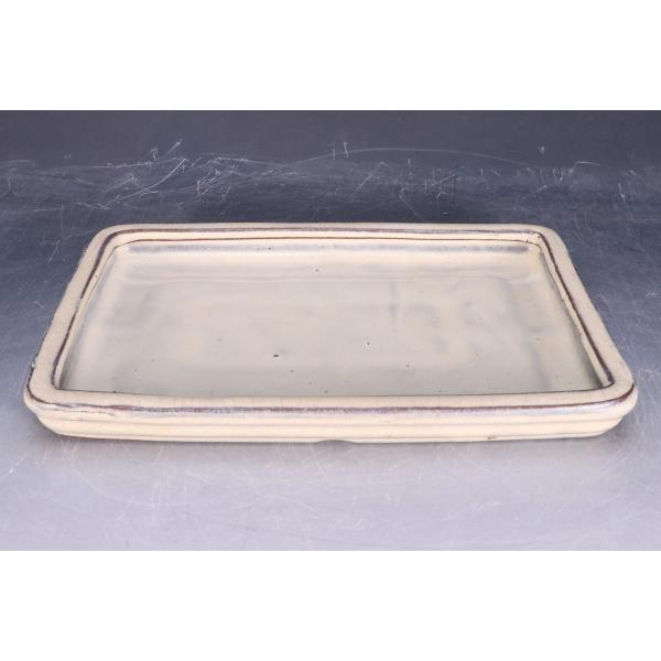 サイズ：横幅約21.5m×奥行約15.5cm×高さ約2.0cm（多少の誤差が生じる場合があります。ご了承ください。）★お届けする鉢により、釉薬の濃淡などや色味が一つ一つ多少異なります。どうぞご了承の上、ご購入下さいませ。※商品画像については...