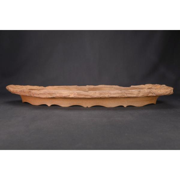 サイズ：横幅約55.5cm×奥行約21.0cm×高さ約6.5cmこちらの鉢は3つとも同サイズになります。（多少の誤差が生じる場合があります。ご了承ください。）※商品画像については、モニターによって色味が若干異なります事ご了承ください。【商品...