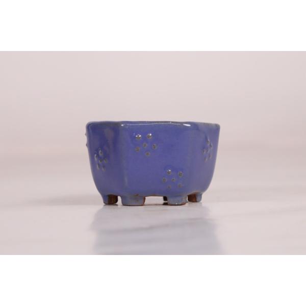 盆栽　鉢　常滑　陶器　泥　山野草　和鉢サイズ：横幅約5.7cm×奥行約5.1cm×高さ約3.4cm（多少の誤差が生じる場合があります。ご了承ください。）※商品画像については、モニターによって色味が若干異なります事ご了承ください。【商品につい...