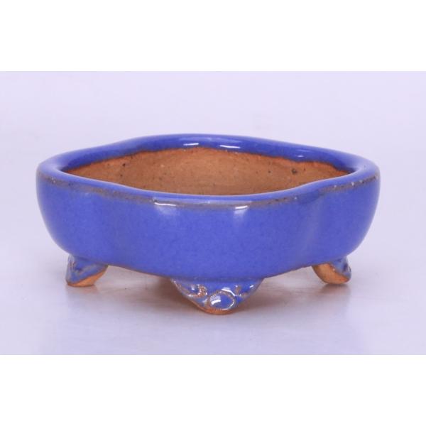 盆栽　鉢　常滑　陶器　泥　山野草　和鉢サイズ：横幅約6.3cm×奥行約5.3cm×高さ約2.2cm（多少の誤差が生じる場合があります。ご了承ください。）※商品画像については、モニターによって色味が若干異なります事ご了承ください。【商品につい...