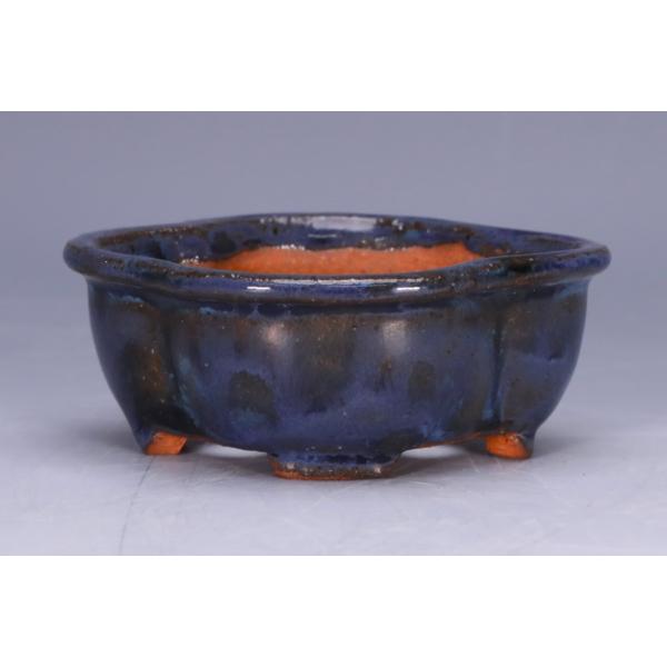 盆栽　鉢　常滑　陶器　泥　山野草　和鉢サイズ：横幅約6.3cm×奥行約5.1cm×高さ約2.4cm（多少の誤差が生じる場合があります。ご了承ください。）※商品画像については、モニターによって色味が若干異なります事ご了承ください。【商品につい...