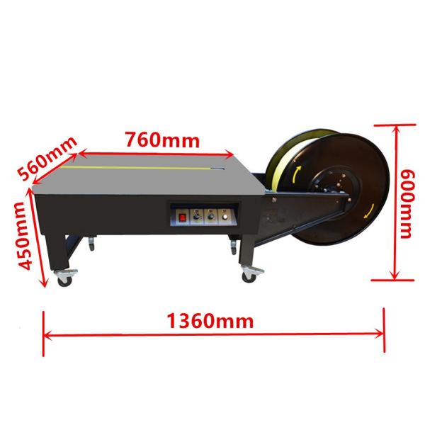 品名 半自動梱包機（低床型） 型番 KP-700 電源 家庭電源(100V) 50/60HZ 270W 外形寸法 幅1360（テープル幅760）×奥行き560×高さ450（mm） 対応PPバンド すべてのメーカー ，幅9 〜 15.5mm ...
