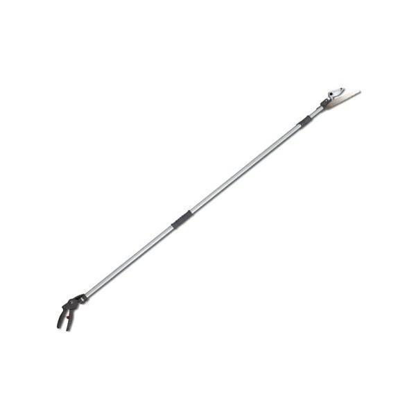 高枝鋏に必要な基本機能を採用！●直感的でねらいやすい≪D型パイプ≫●切ってつかめる、つかみ刃付き※当社従来品と比較して、つかみ保持力200%！●310°グリップ回転で、枝がねらいやすい●太い枝も切れる、鋸付き ※つかみ機構あり、伸縮あり、最...