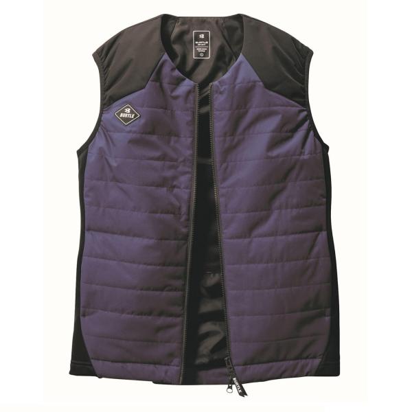 インナーとしてライトアウターとして快適な着用感をもたらす軽量、サイドストレッチ、ダブルジップ仕様の程よくタイトなスポーティ防寒ベスト。バッテリーを使用した発熱テクノロジー、サーモクラフト(電熱パット)を装着できる仕様をボディ内側に施し、保温...