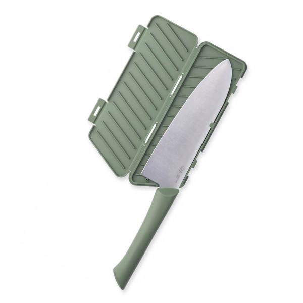 【仕様】■材質 刃体：ステンレス刃物鋼（刃付け形状/両刃付け）ハンドル：ポリプロピレン・熱可塑性エラストマー（耐熱温度90℃）サヤ：ポリプロピレン（耐熱温度90℃）■サイズ詳細303×64×10mm、重量：136g【メール便について】■配達...