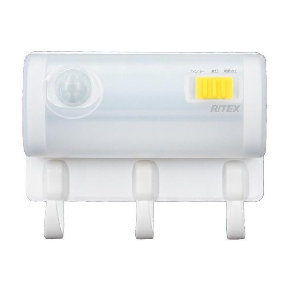 【仕様】■本体サイズ(高×幅×奥行)(mm)：58×134×38■サイズ（フック付き金属プレート）(高×幅×奥行)(mm)：110×135×25■重量：約125g（乾電池、フック付き金属プレート除く）■電球：0.4W×2（高輝度白色LED、...