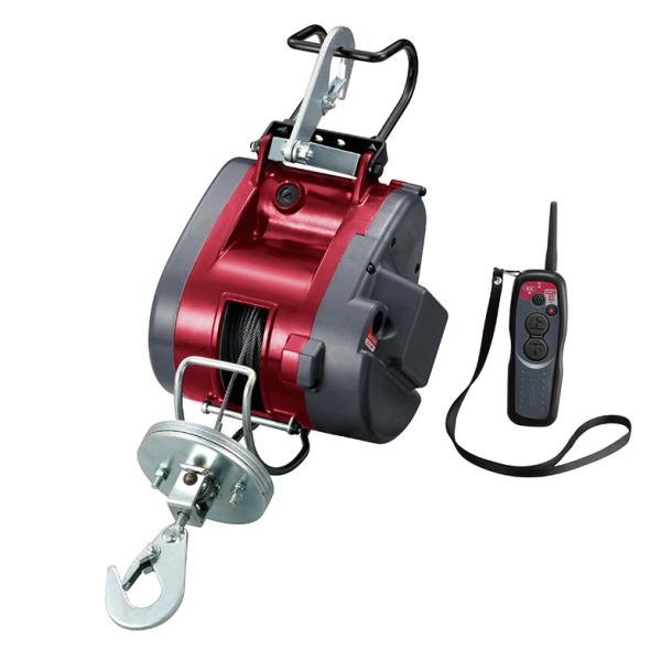 ●荷揚げ操作をコードレスで遠隔操作(約30m)のできるリモコンタイプ●作業に合わせて2段階(高速・低速)の吊上速度が選べます。●本体1台を2個のリモコンで操作ができます。●最大吊揚荷重 60kg●ワイヤー径4mm×21m付●非常用上昇/下降...
