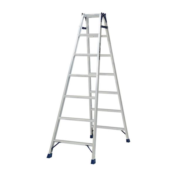 踏ざん幅55mmと広く、昇降しやすく作業性に優れています【仕様】■天板の高さ(m):1.98■はしごの長さ(m):4.18■設置寸法(昇降面×奥行)(mm)：684×1392■保管収納寸法(長さ×幅×奥行)(mm)：2115×685×170...