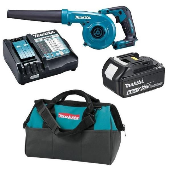 UB185DZ(バッテリ・充電器別売)+バッテリBL1860B(18V・6.0Ah)+充電器DC18RF+トートバッグ831253-8を当店でセットにしました！【仕様】■モデル：UB185D■本機寸法(長さx幅x高さmm)：517×156×...