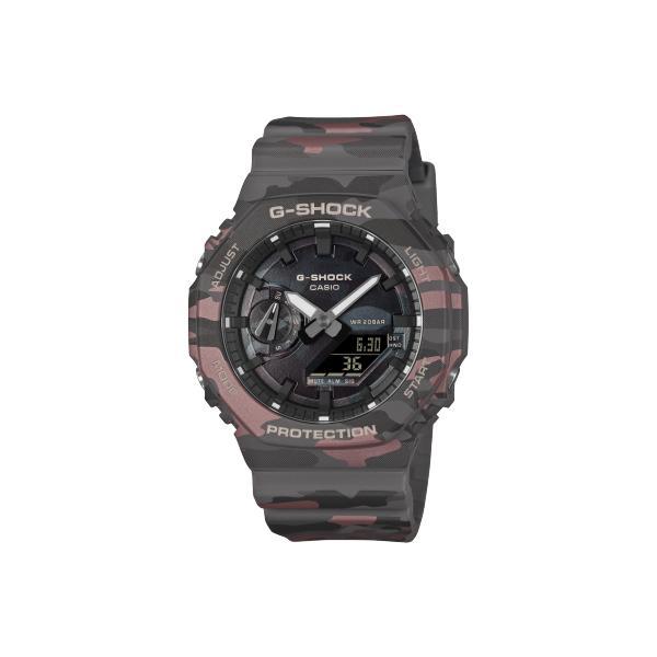 ANALOG-DIGITAL 2100 Series GA-2100CMD-8AJF 価格 ￥22,000（税込） タフネスを追求し進化を続けるG-SHOCKから、カモフラージュ柄をMAP印刷で大胆に取り入れたカモフラージュシリーズです。 ...