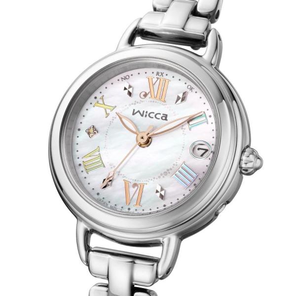 Wicca KL0-511-21 \47,300 （税抜価格 \43,000） 「カフェタイム」をテーマにした限定モデル。 フェミニンで華奢なバンドに、白蝶貝文字板を組み合わせたアクセサリー感覚でご使用いただける1本です。 6時と12時の位...