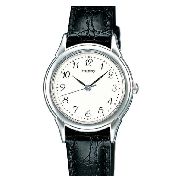 Ladies' STTC005 セイコーセレクション 19,800 円（税込） レディス 電池式クオーツモデル アラビア数字で見やすい文字盤と革ベルトでプレゼントに最適の商品です。  SEIKOの考える時計の基本機能とデザイン性を追求。 機...