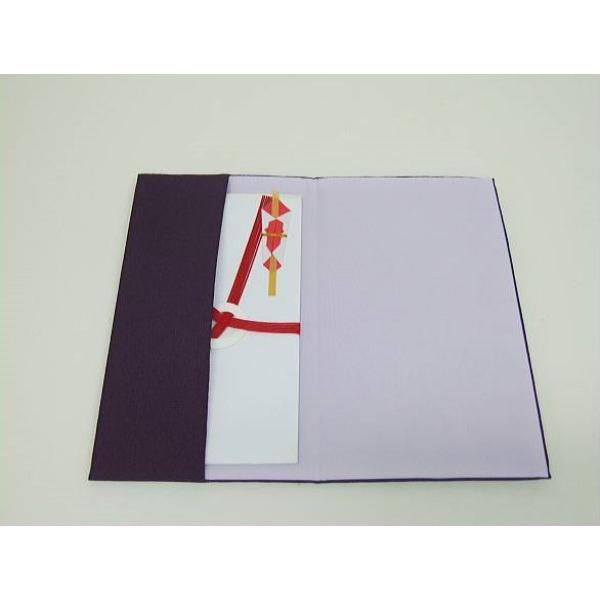 ◆礼装◆ふくさ◆袱紗　ソフトタイプ　紫　日本製　メール便選択可能