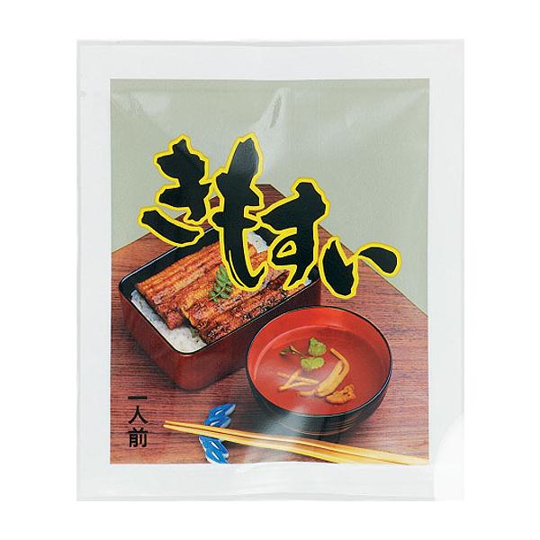 吟味された新鮮なうなぎの肝をレトルトパックにした本格派のきも吸いです。原材料名：粉末スープ→食塩、ブドウ糖、デキストリン、麩、粉末醤油、　　　　 鰹エキス、砂糖、乾燥みつば、酵母エキス、調味料（アミノ酸等）　　　　　うなぎ肝→うなぎ肝、グリ...