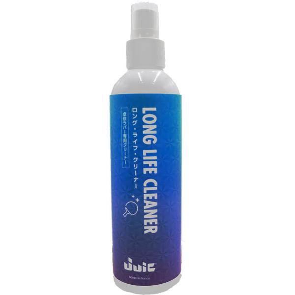 ジュイックから発売された新製品。用途：卓球ラバー専用クリーナー●成分：界面活性剤・香料・着色料・保存料・水●正味量：250ｍｌ●ボトル：PE／キャップ：PP ルールに適合しているラバークリーナーです。高性能・高価格なテンション系ラバーのパフ...