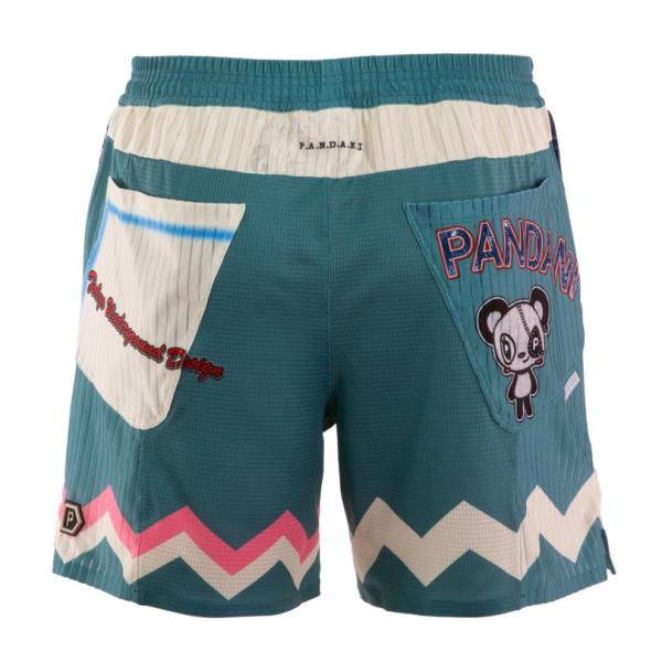 バドミントン、テニス、卓球などのラケットスポーツでの使用に特化したパンツです。その他ランニング、ジムでも使用できます。イタリア製の2種類の生地をサイド部分と中心部分に分けて使用しています。サイド部分はトップスTシャツの前身頃と同じ４WAYス...