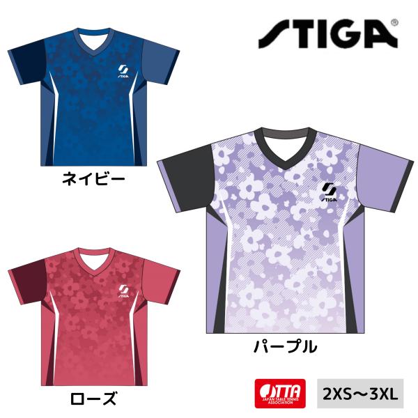 【発売日：2025年03月03日】STIGA SHIRT KR- VIII PURPLESTIGAシャツKR-VIII　パープル2025年春頃発売予定サイズ：2XS〜3XL（日本サイズ）100%ポリエステル※J.T.T.A.A.日本卓球協会...