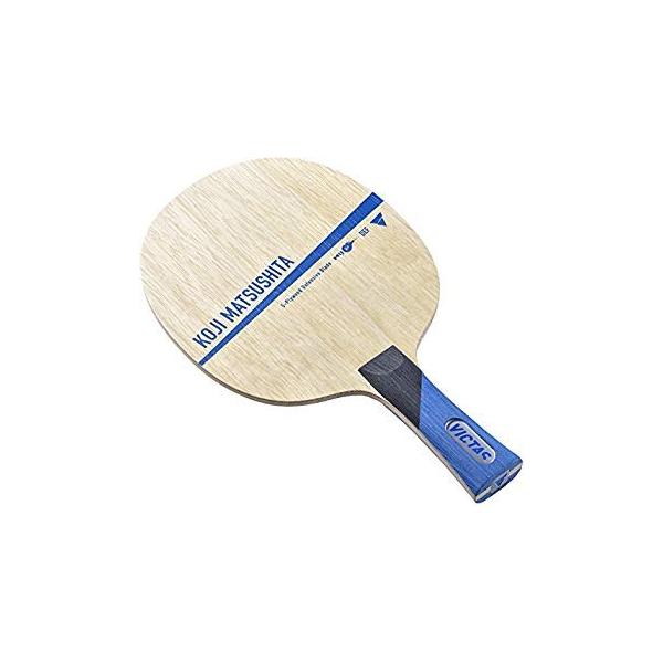 全日本4回優勝、世界銅メダリストの松下浩二が自ら開発に関わり、現役時代のラケットを上回るギアが完成。カットの変化とコントロールに優れ、攻撃時には木材の合板特性で弾みを生む。製造国 日本ラケット素材 木材5枚打球感 DEFラケット厚 5.4m...