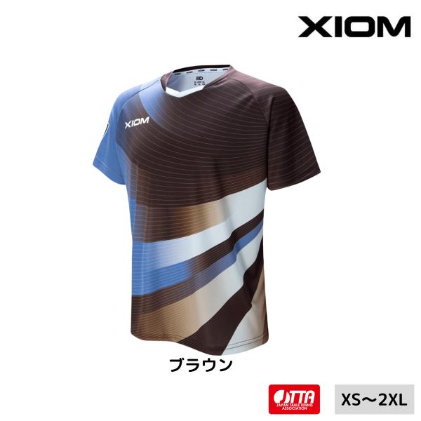 日本卓球協会公認ボラーレブラウンポリエステル 100%サイズ : XS / S / M / L / XL / 2XL卓球ボールの回転をモチーフにし、ワントーンでまとめたデザインが静と動をあわせ持つ独特の魅力を引き出します。ダイナミックさの中...