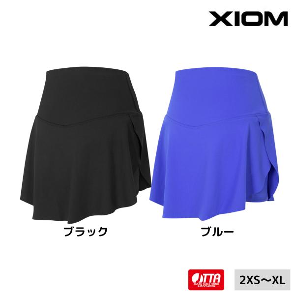 日本卓球協会公認リリ スカートブラック / ブルーポリエステル 80% ポリウレタン 20%サイズ : 2XS / XS / S / M / L / XLレディースサイズ / 公式試合では着用できません。柔らかく伸縮性に優れたヨガウェア素材...
