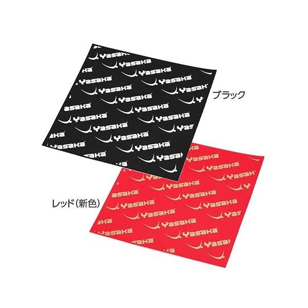 いままでにない厚みのあるソフトタッチのラバー保護シートです。吸着式なので何度でも使えとても便利です。Z-183：ヤサカロゴシートカラー：ブラック、レッドMade in Japan