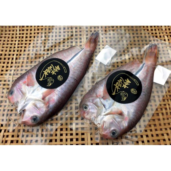 ・原料の白甘鯛　(1)原産地---和歌山県紀北〜中紀　　　　　　　　(2)サイズ---27cm前後、2枚合わせて400〜500g（干し上がり）・特徴　(1)白、赤、黄の３種類ある甘鯛の中で最も美味で高級とされる白甘鯛を使用　　　　(2)焼き...