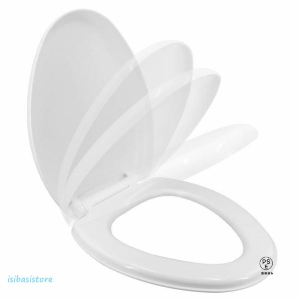 ソフト閉止 普通便座：バタン!と閉まらずゆっくり閉まるスローダウン式の便座です。セット内容：便座*1、ネジ*2種類、便座カバー*1。抗菌仕様：抗菌樹脂を採用したこちらの便座は細菌の蓄積の減少、細菌、真菌、などの有害物の発展の抑制、交差汚染の...