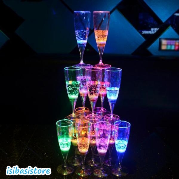 商品名:光るシャンパングラス 6色 6脚セット LED付き シャンパングラス ワイン ゴブレット 液体感知 パーティー bar ホームパーティ 誕生日 クリスマス バーナイトクラブ                            商品...