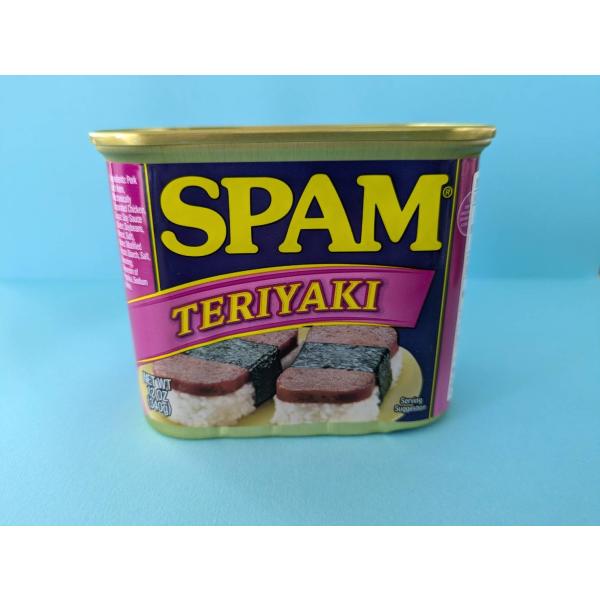 沖縄では定番の食材　SPAM（ポークランチョンミート）米国ホーメル社が1936年、世界に先駆けて開発したポークランチョンミートの元祖！最高級の品質を誇る逸品です。スパムとは“スパイスド・ハム”の略。商品名 ランチョンミート内容量 340g品...