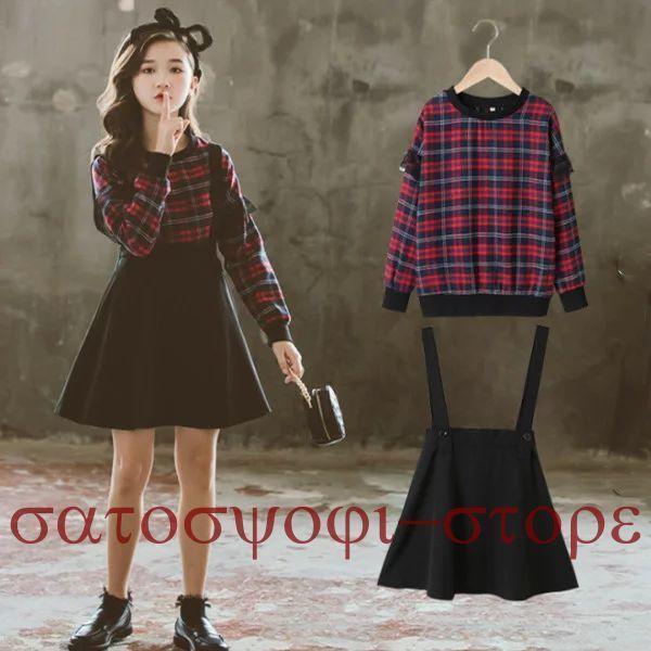 原産国:中国 素 材: 綿95% 色：写真の色  サイズ: 110着丈/49.25バスト/42肩幅/44.5袖丈/33 スカート丈/36ウエスト/52(cm) 120着丈/52.25バスト/44肩幅/46.5袖丈/35.5スカート丈/39ウ...