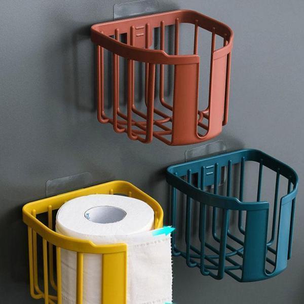 ■品名：トイレットペーパーホルダー■素材：ABS■カラー：全3色■サイズ：写真参考eiikobigの検索キーワード：トイレットペーパーホルダー おしゃれ トイレ用品 トイレ インテリア 棚付き 北欧 シンプル 省スペース 木製 おしゃれ 棚...