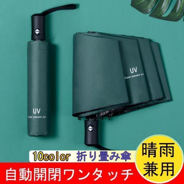 商品仕様素材表面：ポリエステル/キャロム布開いた状態ときの直径：98cm折り畳んだときの持ち手の長さ：27cm重量：約390g骨の数：8本便利な自動開閉手元の開閉スイッチを押すだけで傘が自動的に開きます。両手に手荷物がある時、お子様を抱いて...