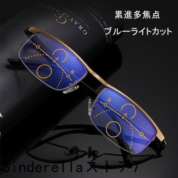 重量：約11gフレーム材質：TR90レンズ材質：樹脂特徴：累進多焦点、ブルーライトカット素材フレーム素材：TR90、弾性素材なので通常の使用であれば圧力をかけたり曲げても簡単に折れません。累進変焦 -遠近両用レンズ上方で遠方、レンズ下方で近...
