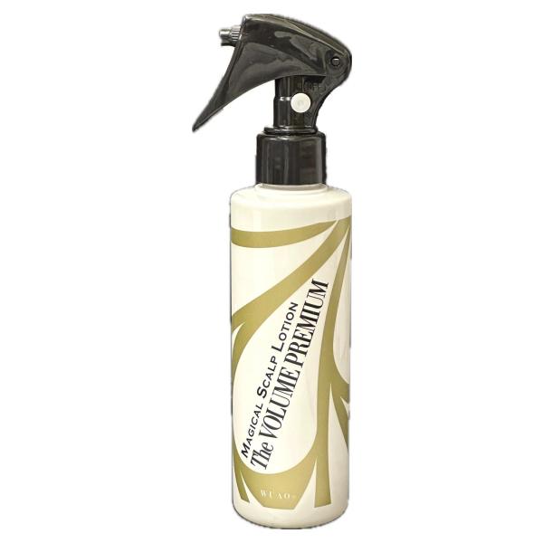 WUAO(ウアオ)　マジカルスキャルプローション ザ・ボリュームプレミアム 200ml髪の毛の根本に有る立毛筋に対して、有効成分のミョウバンが働きかけ立毛筋を収縮させ、寝ている毛を起こします。更に、注目のエイジングケア成分、プロテオグリカン...