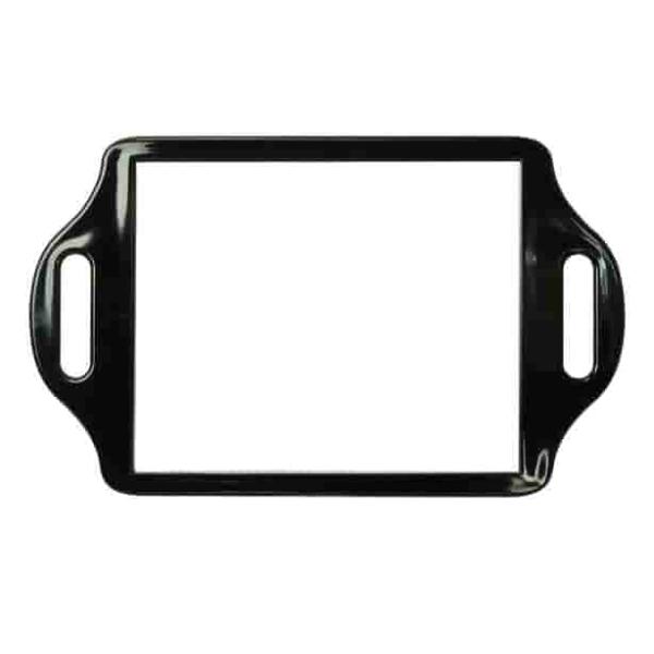 ヤマムラ一面バックミラー YBM-2072 ブラックコンパクトな1面タイプのバックミラー。鏡:243×187mm枠:364×220×8mm材質:PS樹脂・ガラス鏡重量:本体約530g