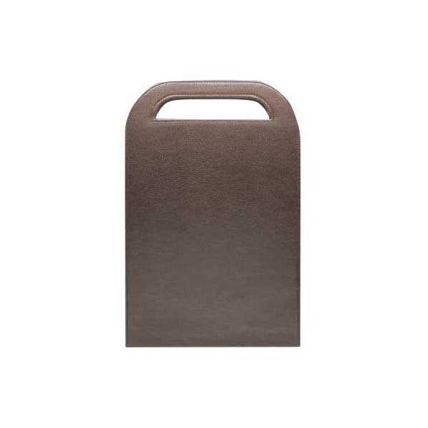 ON-beauty ZO レザーバックミラー ブラウン縦280×幅200mm枠:390×240mm厚み:15mm重量:約770g
