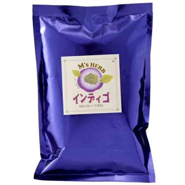 M's HERB エムズハーブ インディゴ 100g「天然100％」とはヘナ、アワル、インディゴ、アムラ、シカカイ等、1種類の天然成分のみを使用し、化学的な染毛料は一切使用していない粉末です。健康的に白髪も染めてくれて髪さらさらダメージZE...