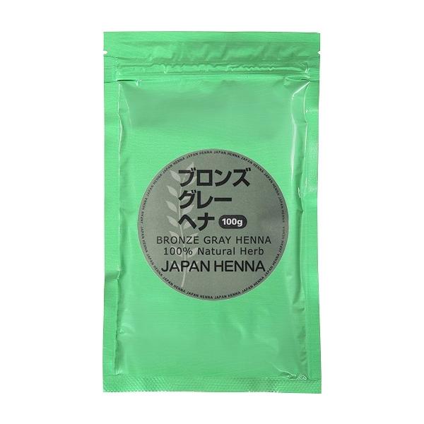 ジャパンヘナ　ブロンズグレーヘナ 100gヘナには脱色する作用はありません。染め色は白髪を染めたときの色です。ブリーチ毛では、現在の色に重なります。黒髪にも重なりますがほとんど目立ちません。抜群のトリートメント効果はどのヘナにもあります。●...